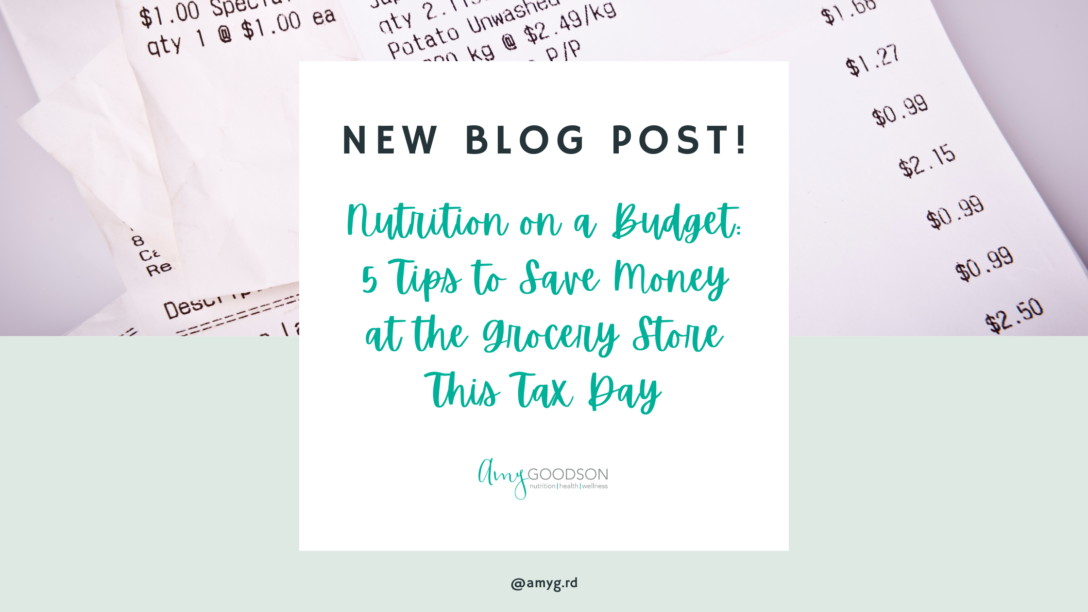 Nutrition on a Budget: 5 Tips to Save Money at the Grocery Store this ...